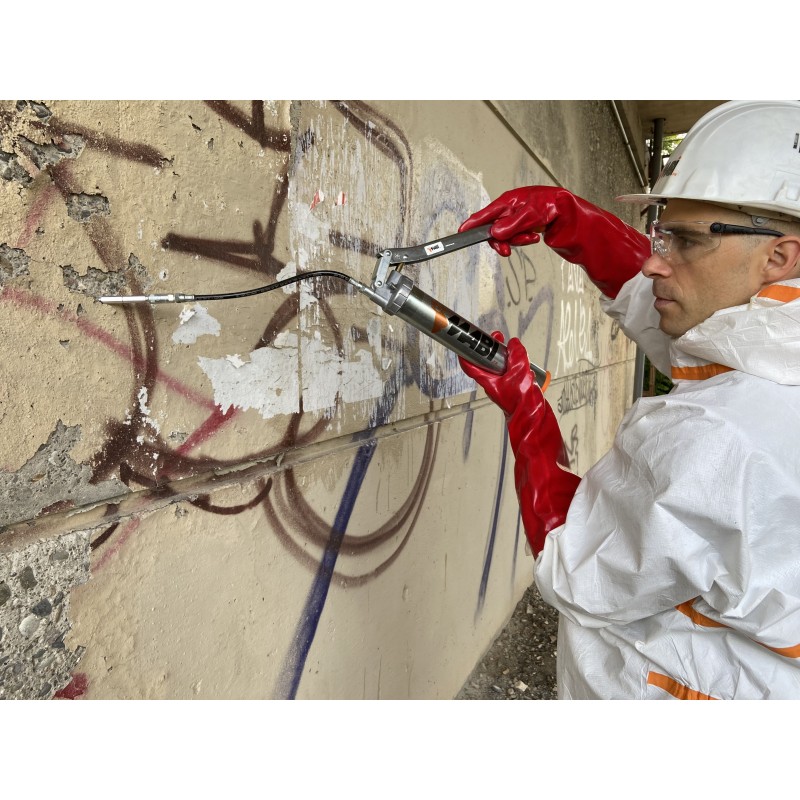 Manual high-pressure pump 30cm hose coupling for Round head nipple